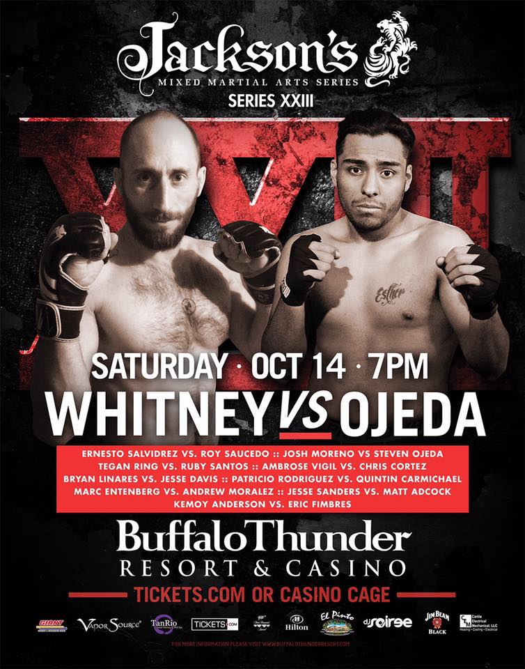 Updated Line Up for Jackson's MMA Series XXIII - This is Where Combat ...