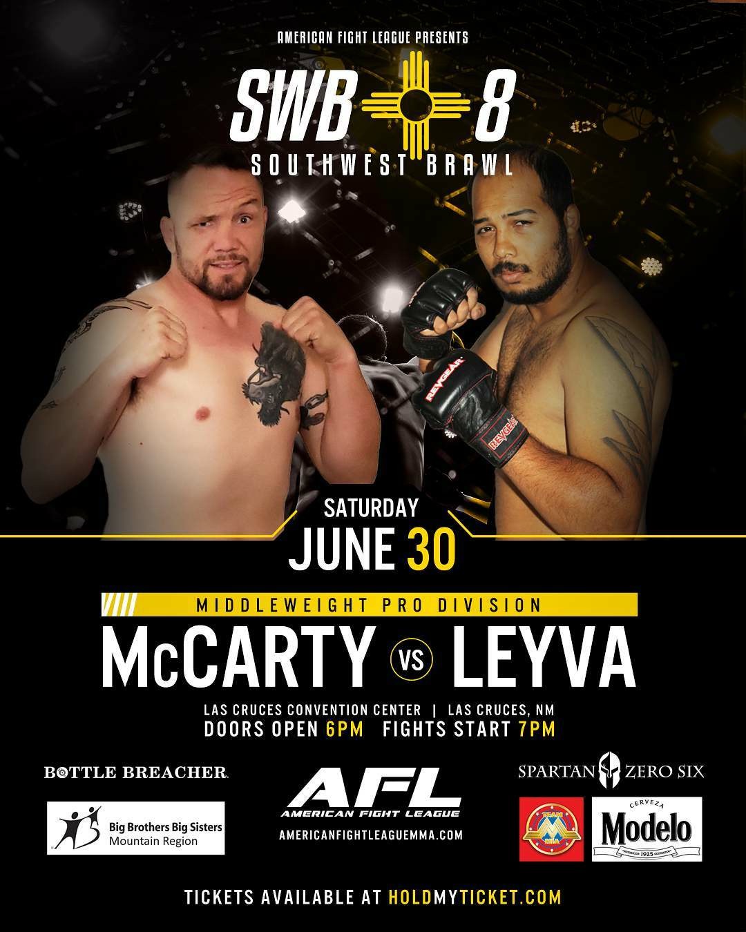 AFL: Southwest Brawl 8 Full card announced