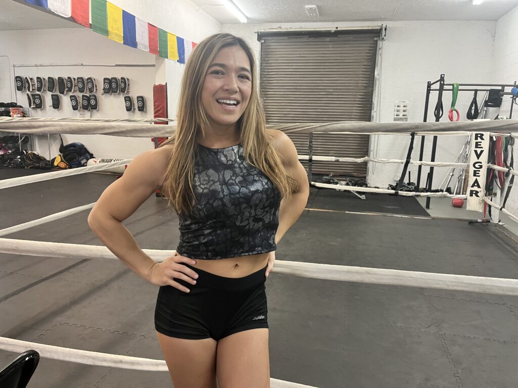 Meaghan Penning- "I'm Excited to be Back" in the Cage at PFC 28