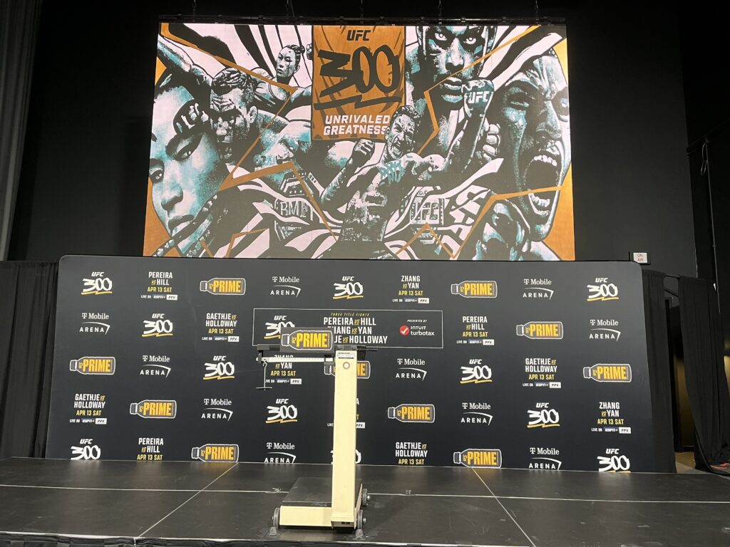 UFC 300 Weigh-in Coverage