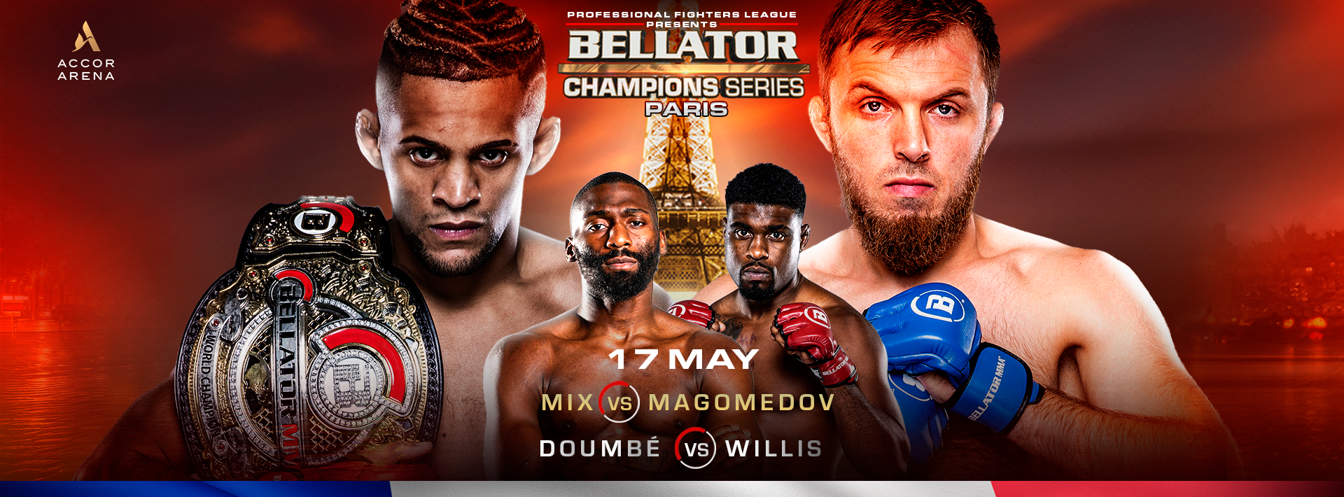 Bellator Championship Series Paris Results, Mix puts first Defense on ...