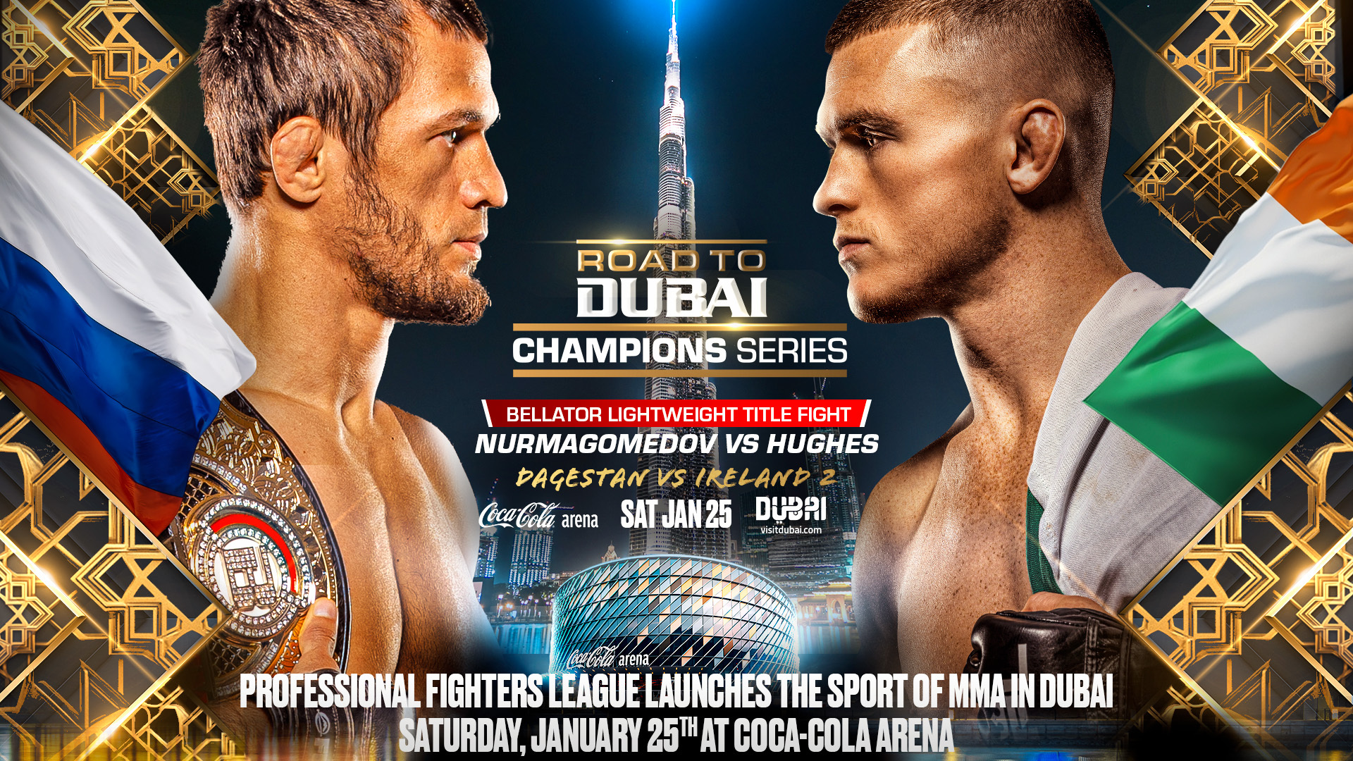 Lightweight title fight set for champions Series Road to Dubai