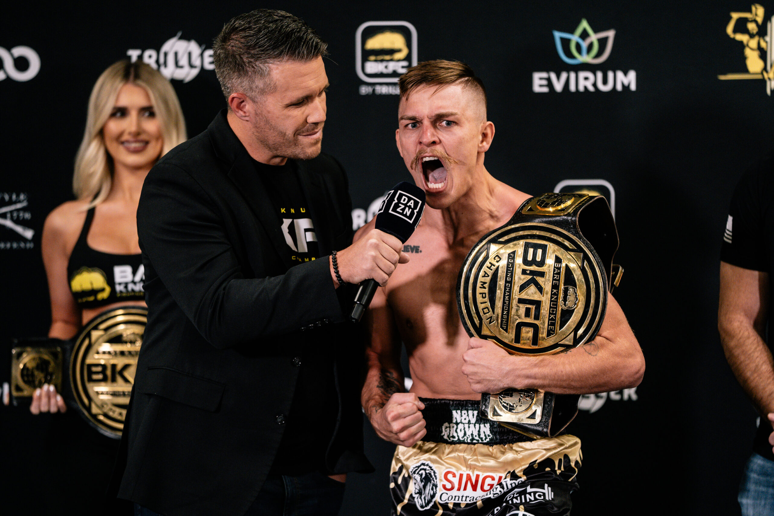 Stewart Dominates Rivera, King Kai's BKFC Featherweight Title Regin ...