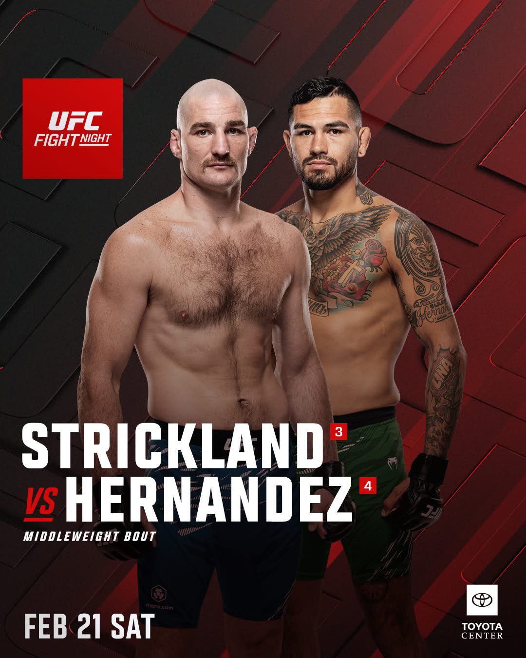 UFC Returns to Houston With Strickland–Hernandez Showdown - This is ...