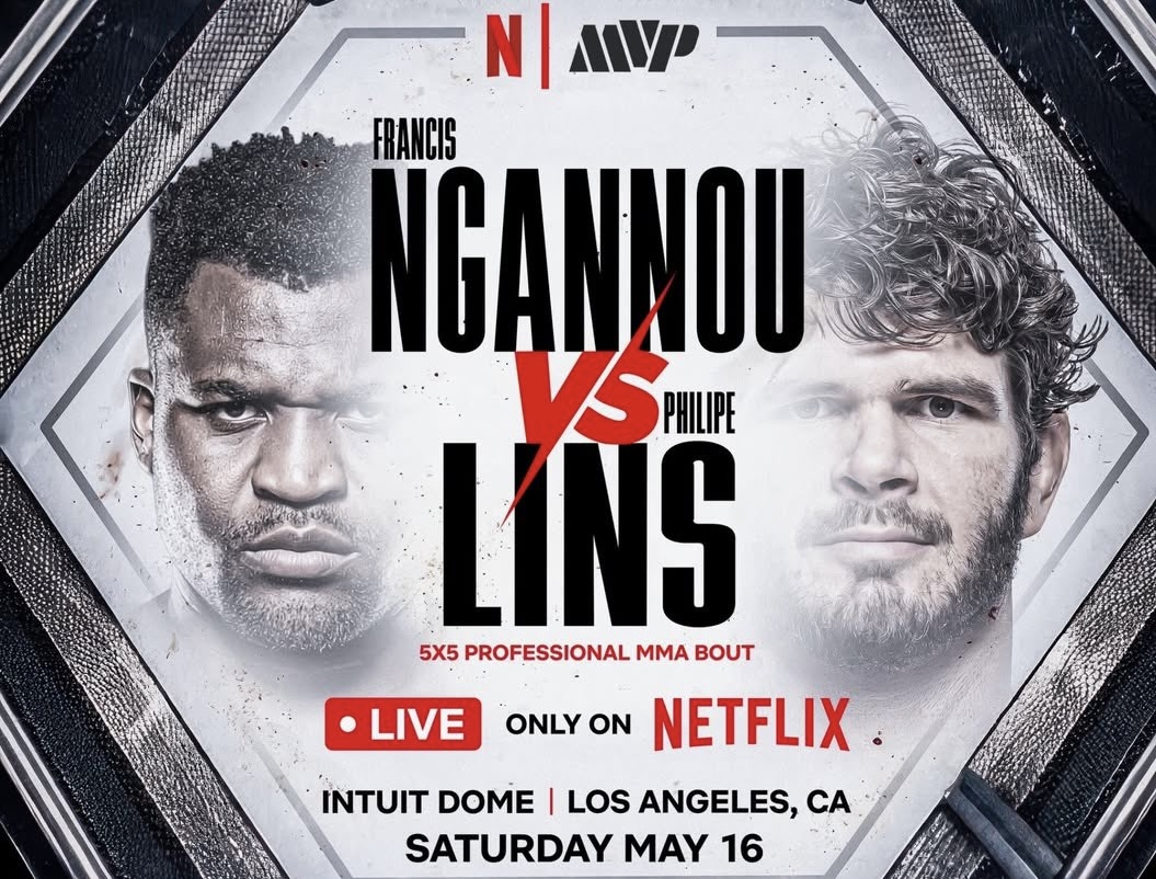 Francis Ngannou vs. Philipe Lins Added to Rousey–Carano Card